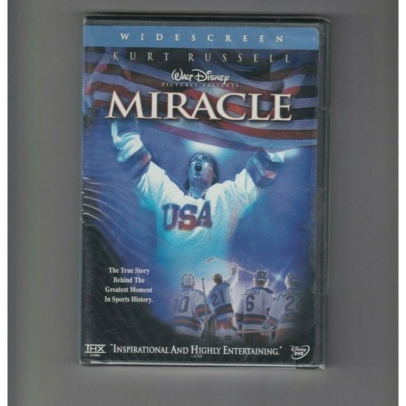 Media | Walt Disney Miracle Dvd 198 Olympic Hockey Team Kurt Russell ...